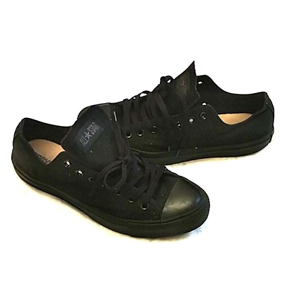Converse | Shoes | Low Top Black Chuck Taylors | Poshmark